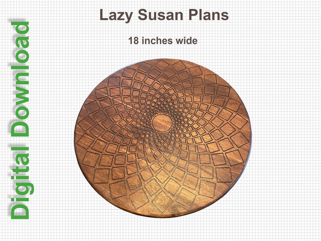 Lazy Susan Cnc Plan - Etsy