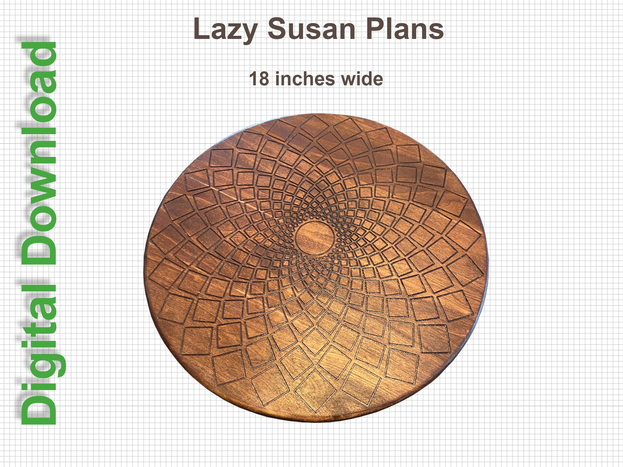Lazy Susan Cnc Plan - Etsy