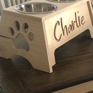 CNC Plan for This Dog Dish Stand - Etsy