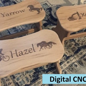 Step Stool Cnc Plan Collection - Etsy
