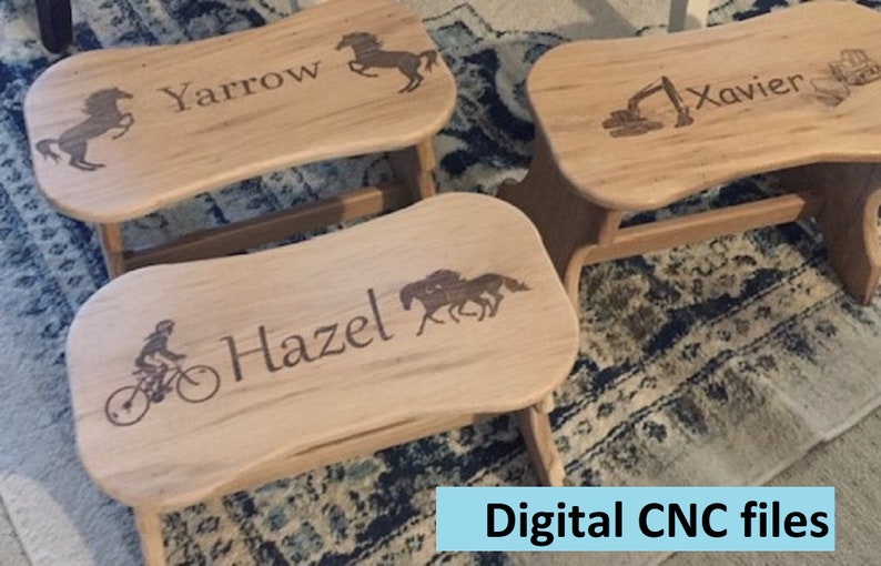 Step Stool Cnc Plan Collection - Etsy