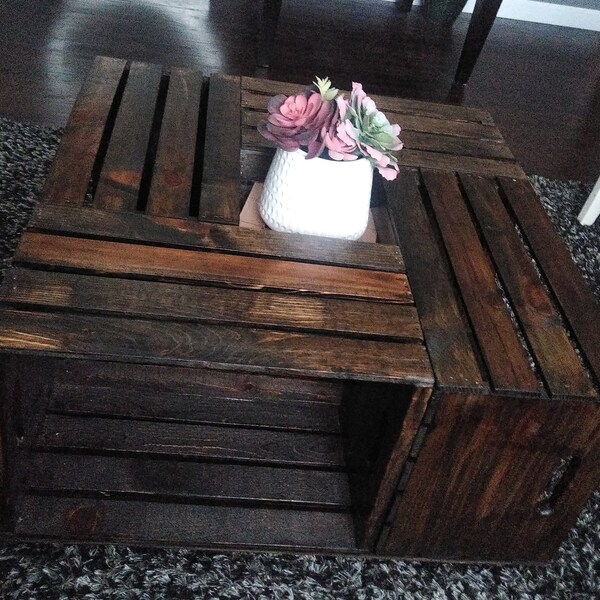 Crate Table - Etsy