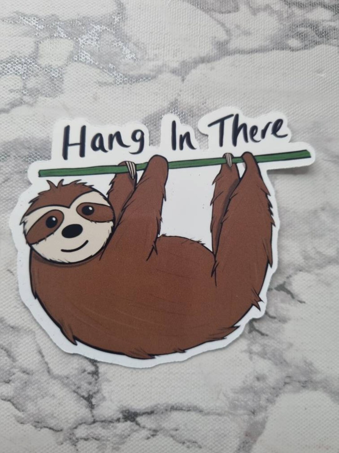 Sloth Sticker Hang in There Sticker - Etsy