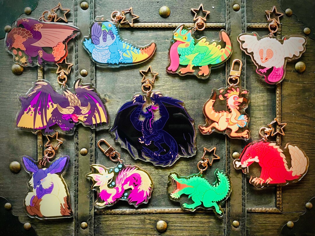Monster Hunter World and Rise 3-4 Inch Charms (series 1) - Etsy