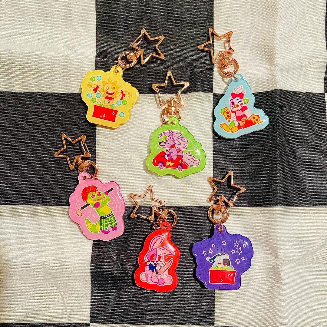 FNAF Security Breach Mini 1 1/2 In. Charms - Etsy