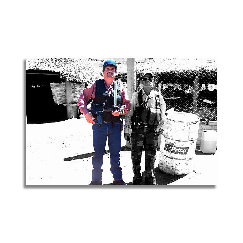 El Chapo Narco Gangster Mob Mafia Art Poster and Canvas | Etsy