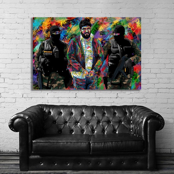 El Mochomo Alfredo Beltrán Leyva Narco Gangster Mob Mafia Art - Etsy