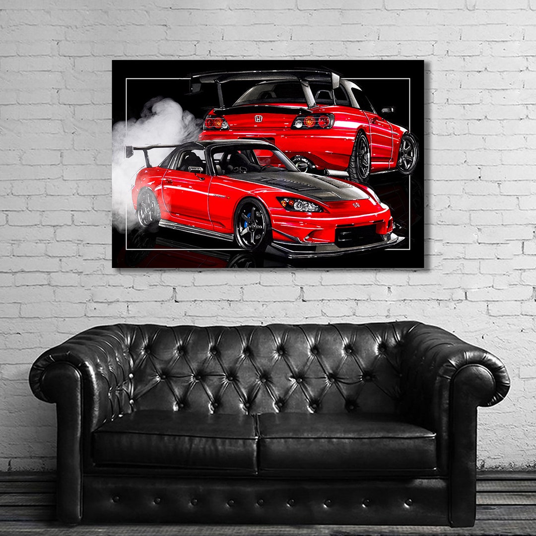 Car Automobile Art Honda S2000 Poster and Canvas 04honda - Etsy