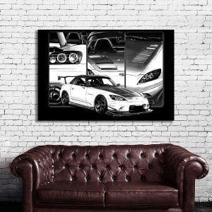 Car Automobile Art Honda S2000 Poster and Canvas 08honda - Etsy
