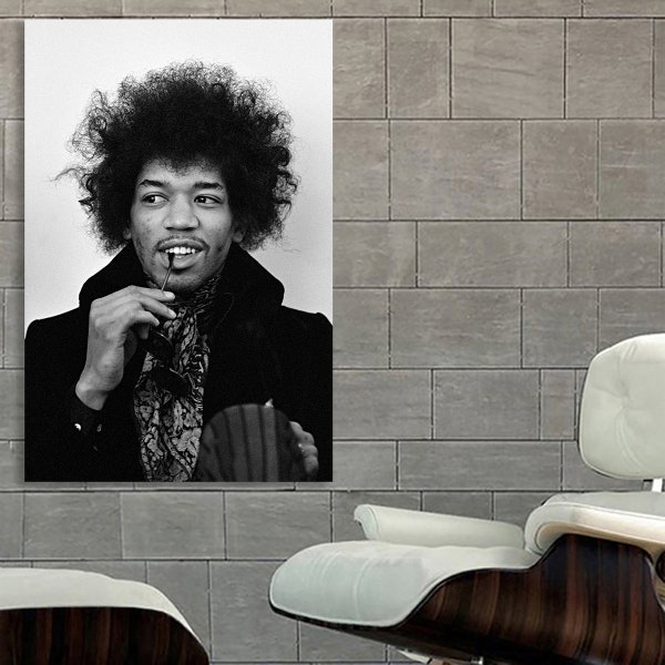 JIMI HENDRIX Premium High Gloss Art Print Poster. 012P 24x36 - Etsy Canada