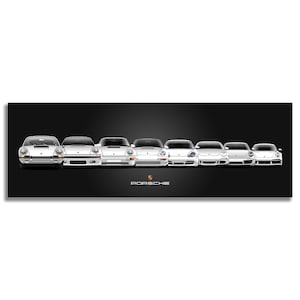Car Automobile Art Porsche Evolution Poster and Canvas 801pors - Etsy