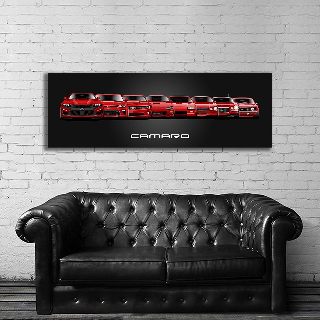 Car Automobile Art Chevrolet Camaro Evolution Poster and - Etsy
