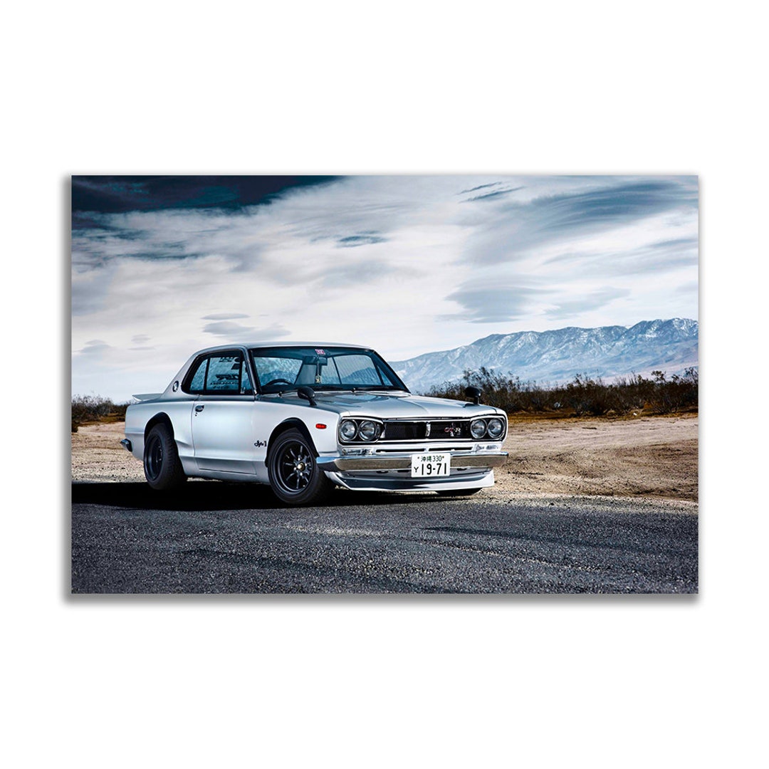 Car Automobile Art Nissan Skyline GTR Poster and Canvas 01nis - Etsy