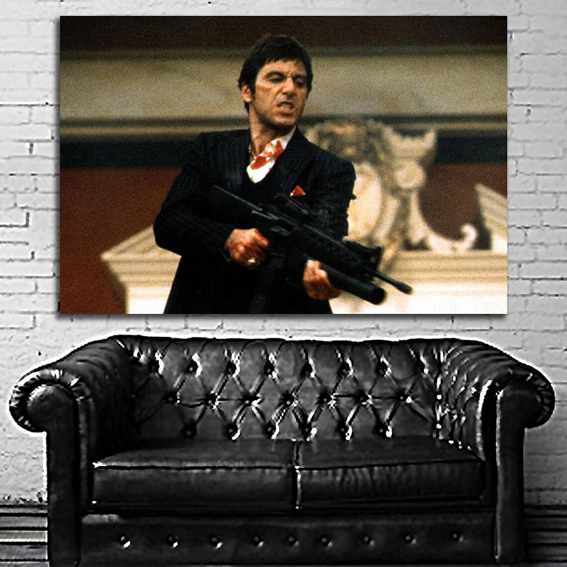Movie Gangster Mafia Art Poster and Canvas - Etsy