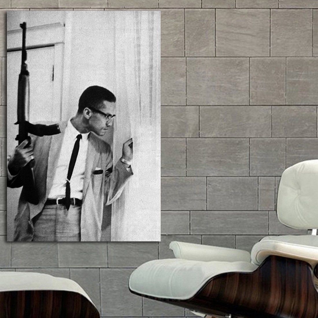 Malcolm X Hystorical Figure Activist Civil Rights Art Poster | Etsy