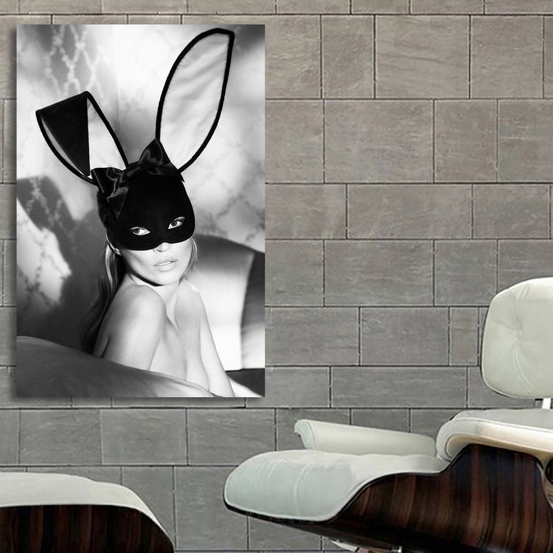 80s 90s Super Model Erotic Pin Up Art Poster And Canvas Etsy