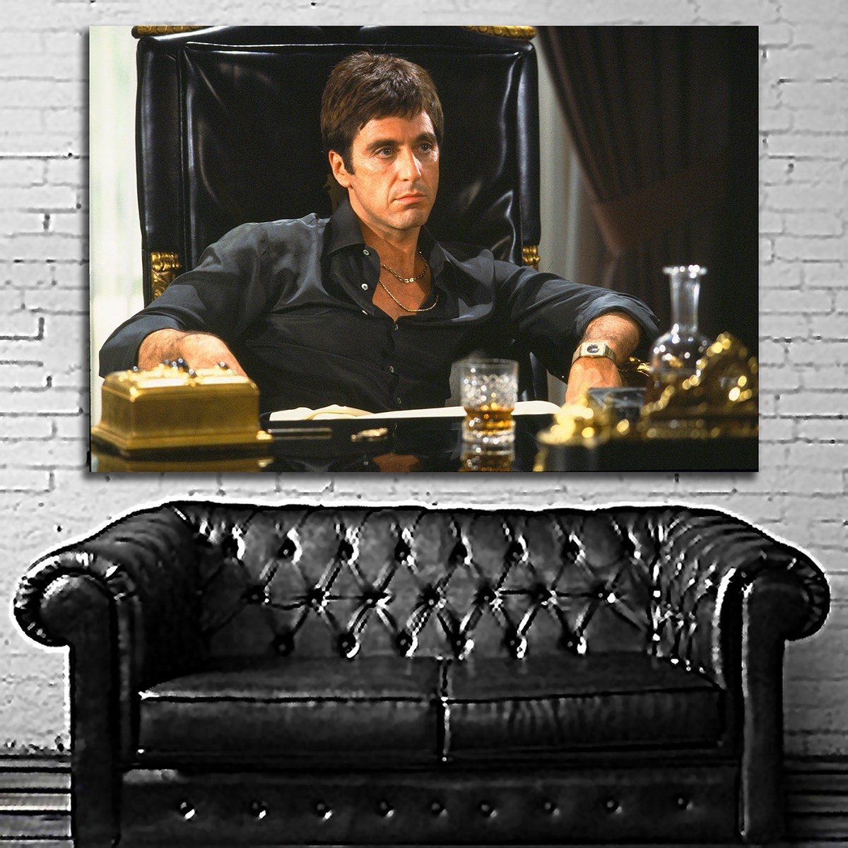 Movie Gangster Mafia Art Poster and Canvas - Etsy