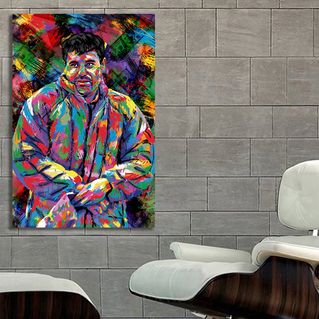 El Chapo Narco Gangster Mob Mafia Art Poster and Canvas 03gang - Etsy