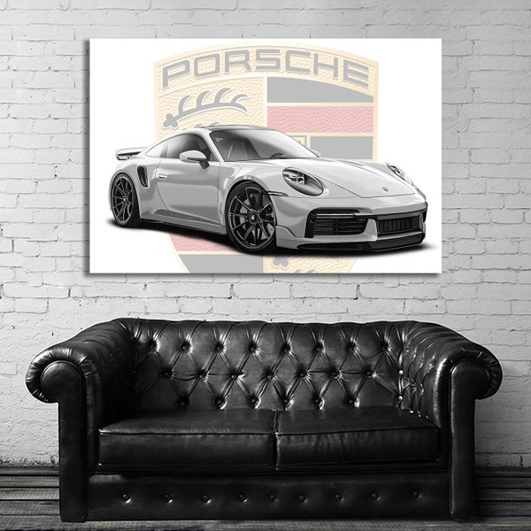 Porsche Evolution Art - Etsy