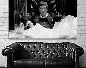 Movie Gangster Mafia Art Poster and Canvas | Etsy