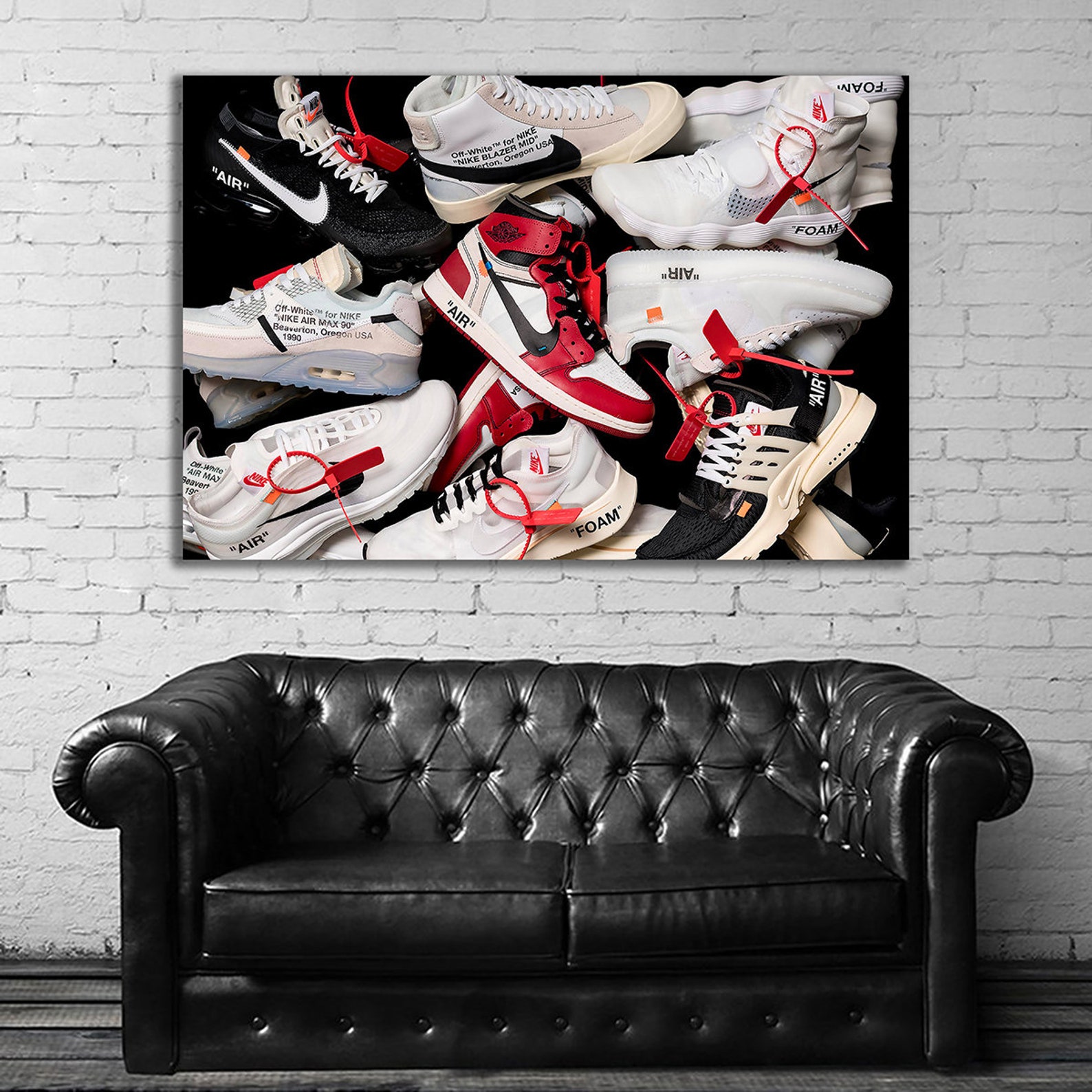 Sneaker Art Sneakerhead Hypebeast Poster and Canvas 01sneak | Etsy Canada