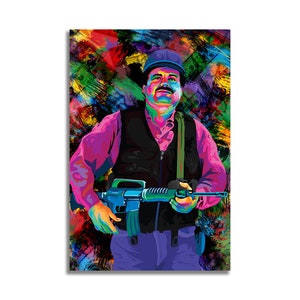 El Chapo Narco Gangster Mob Mafia Art Poster and Canvas 05gang - Etsy