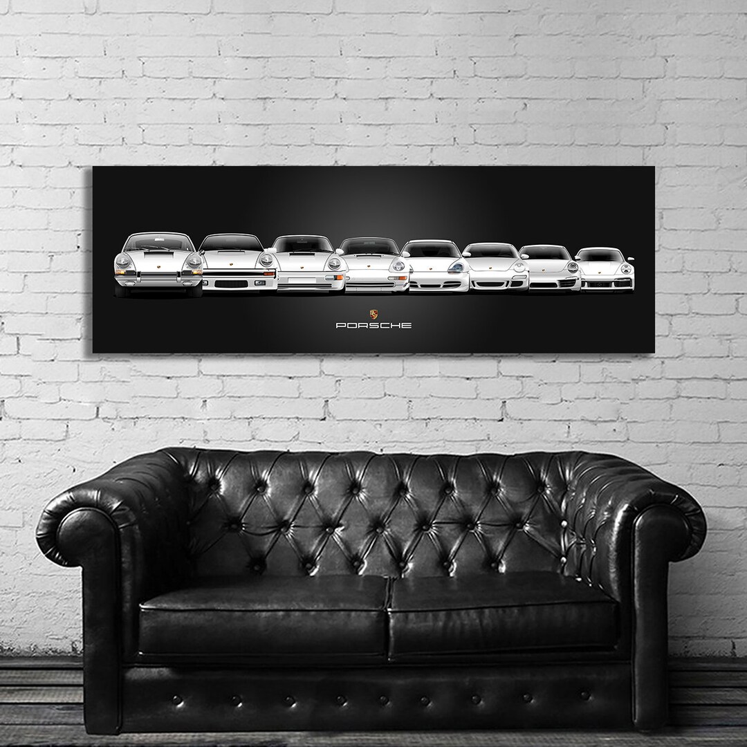 Car Automobile Art Porsche Evolution Poster and Canvas 801pors - Etsy