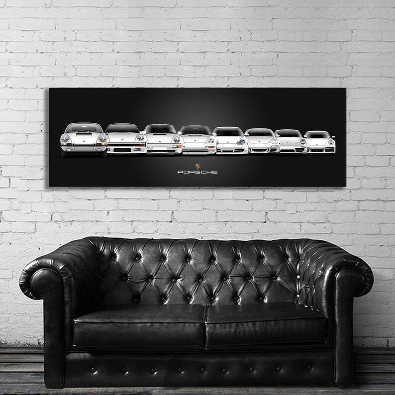 Car Automobile Art Porsche Evolution Poster and Canvas 801pors - Etsy