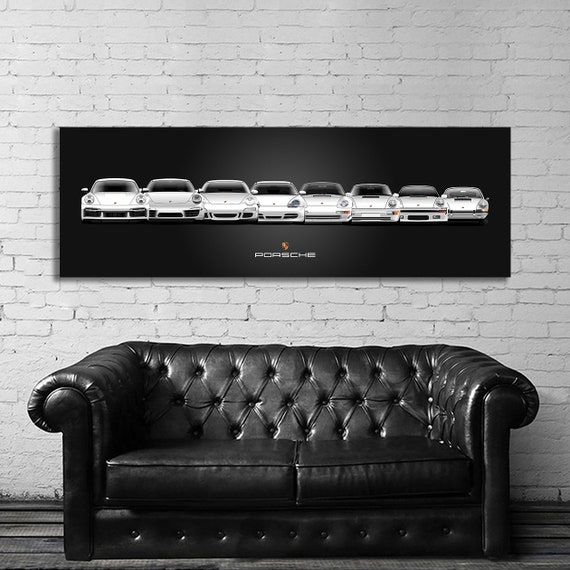Car Automobile Art Porsche Evolution Poster and Canvas 800pors - Etsy