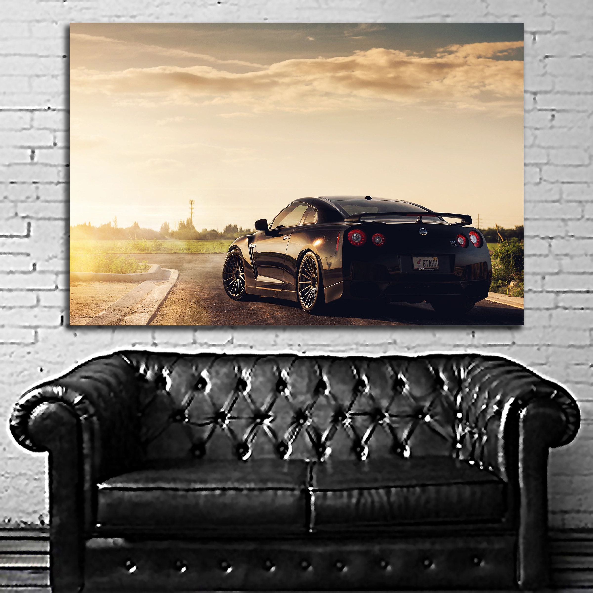 Car Automobile Art Nissan Skyline GTR Poster and Canvas 18nis - Etsy