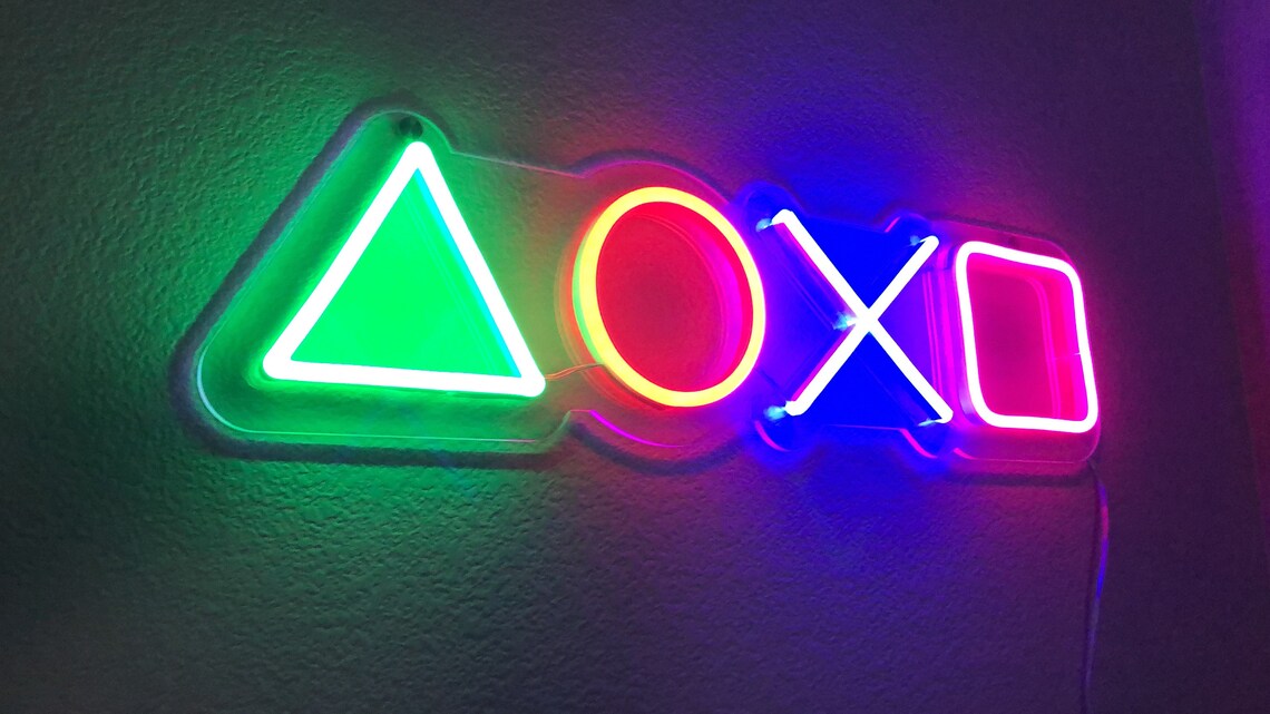 Playstation LED Neon Sign | Etsy