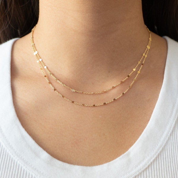 Multi Layer Necklace - Etsy