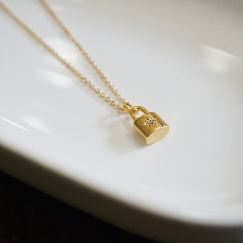 Padlock Necklace - Etsy