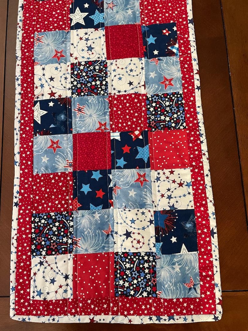 Fourth of July Table Runner, 4th of July Table Runner, Patriotic Table ...