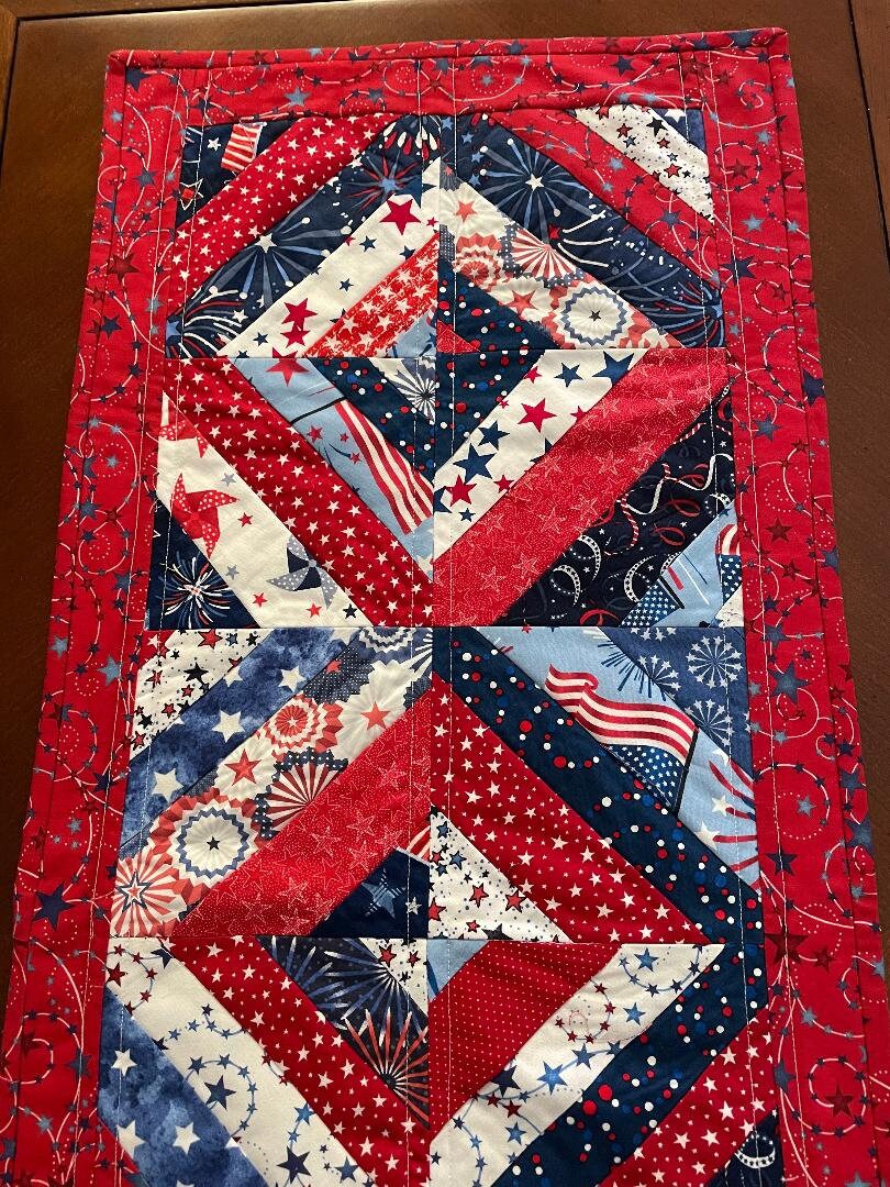 Fourth of July Table Runner, 4th of July Table Runner, Patriotic Table ...