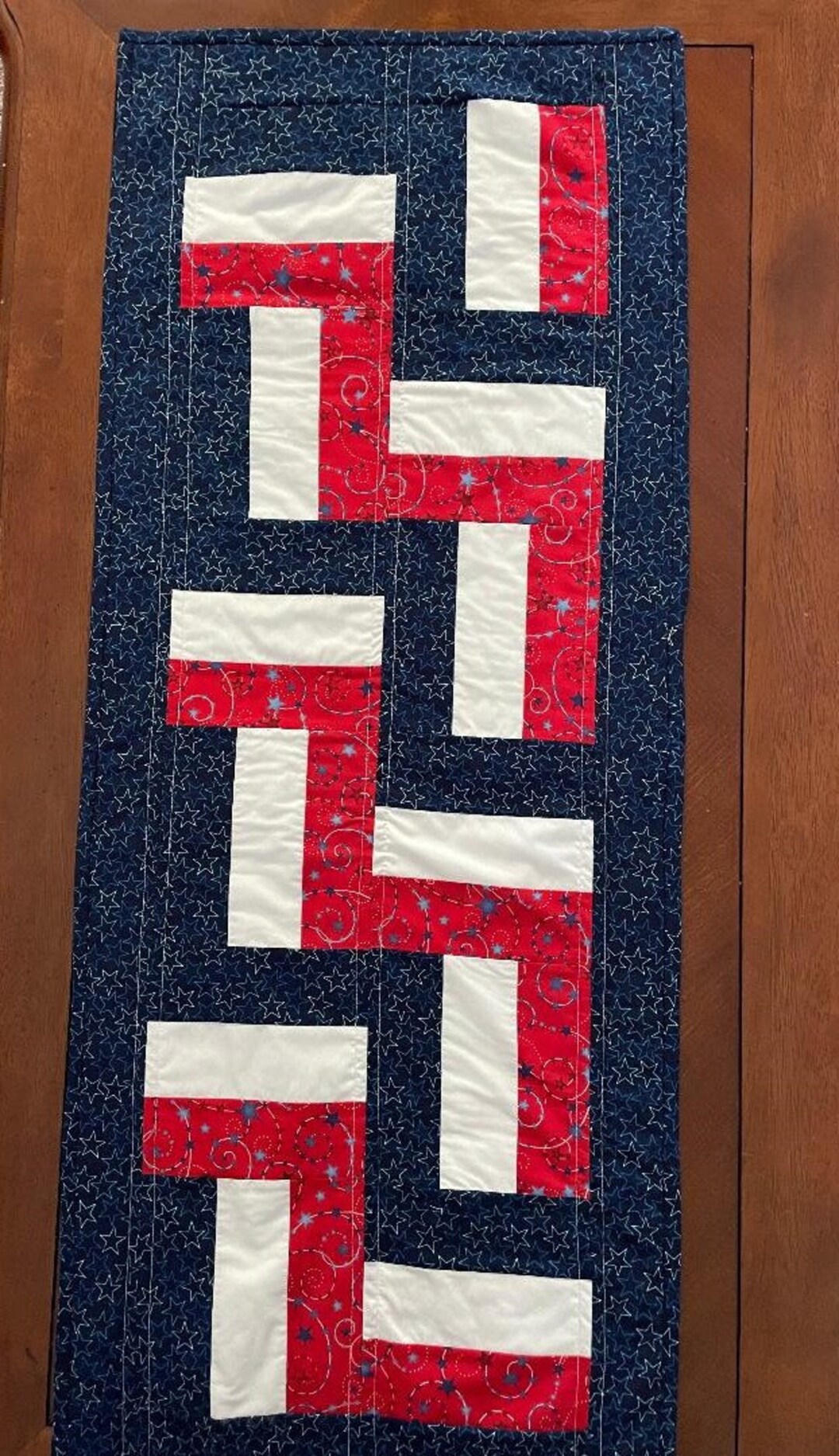 4th of July Table Runner, Patriotic Table Runner, Quilted Table Runner ...