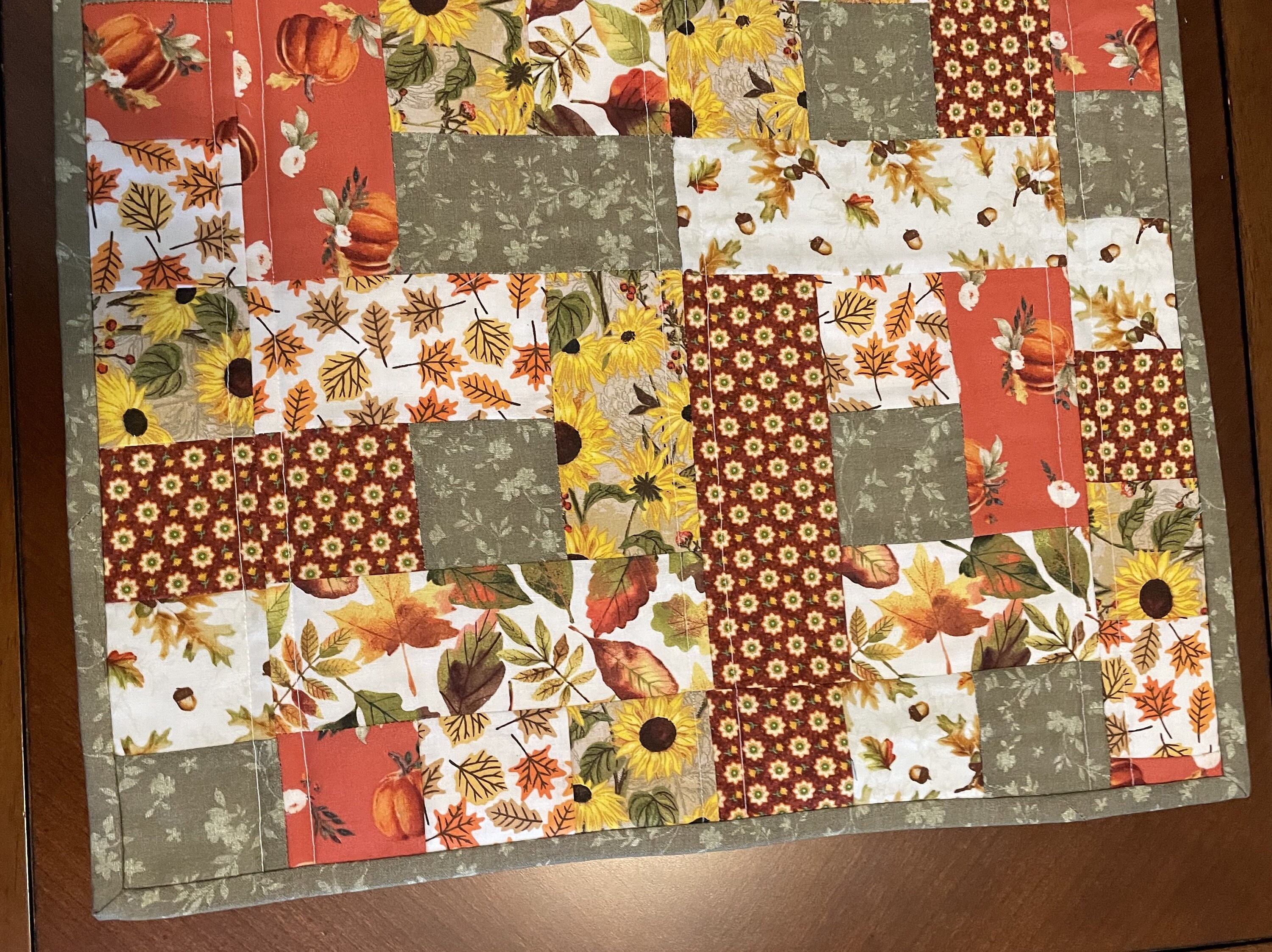 Fall Table Runner, Autumn Table Runner, Quilted Table Runner, Fall ...