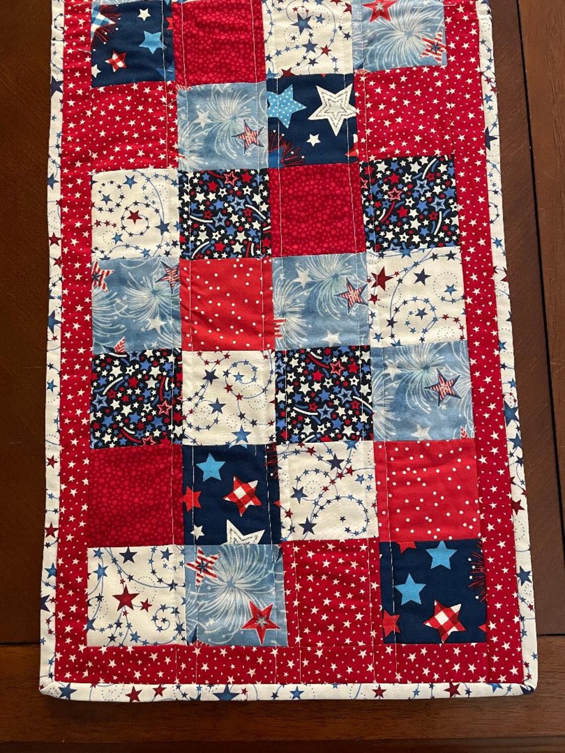Fourth of July Table Runner, 4th of July Table Runner, Patriotic Table ...