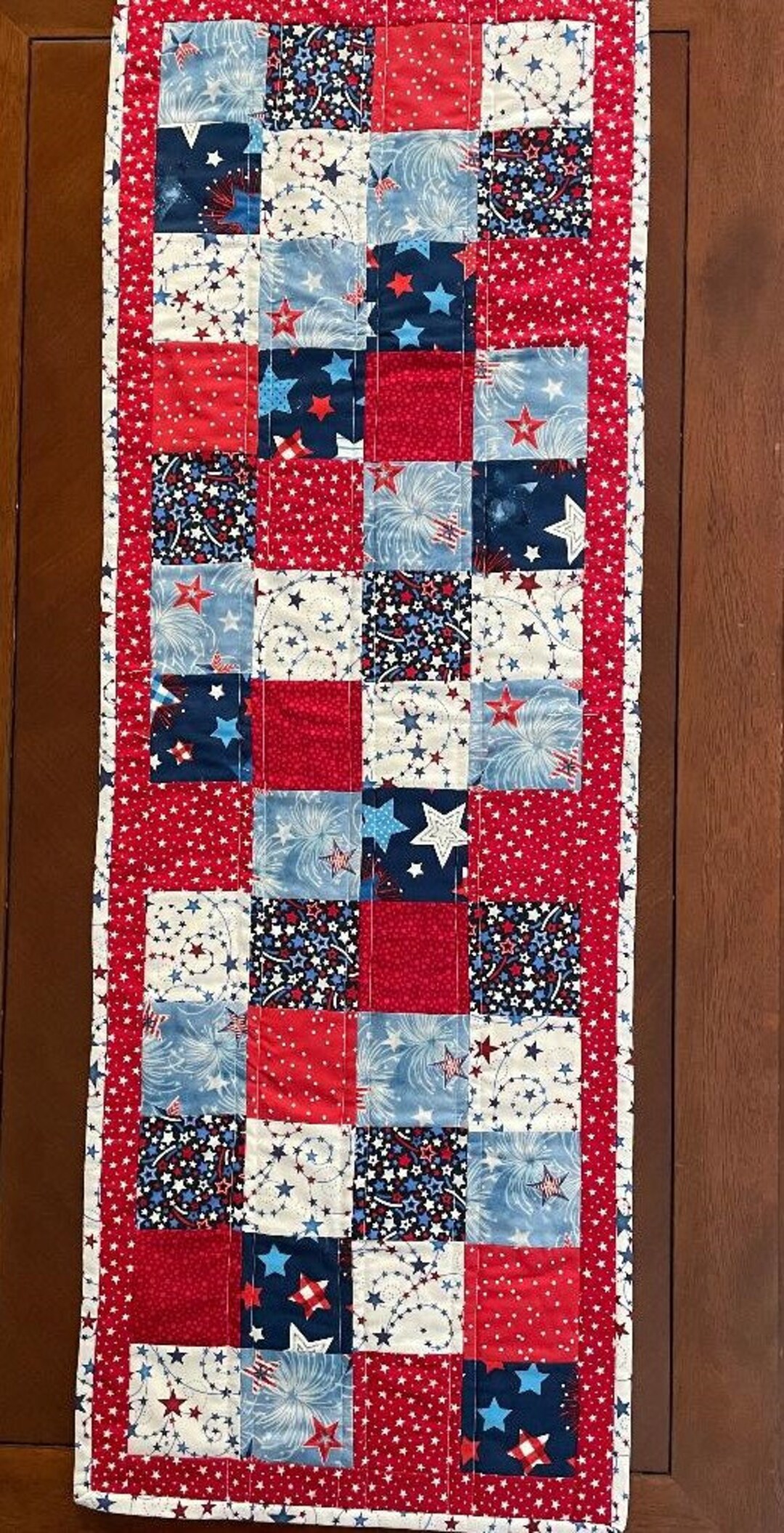 Fourth of July Table Runner, 4th of July Table Runner, Patriotic Table ...