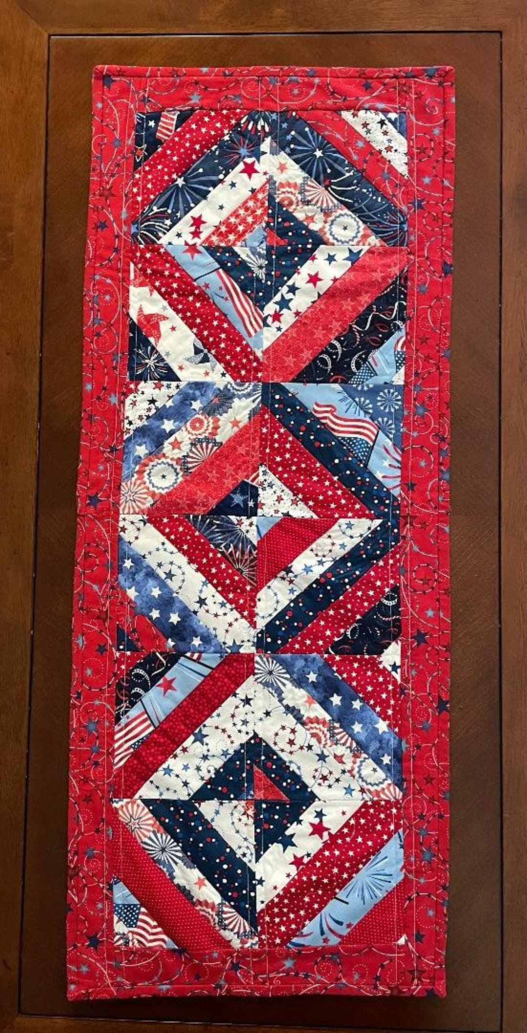 Fourth of July Table Runner, 4th of July Table Runner, Patriotic Table ...