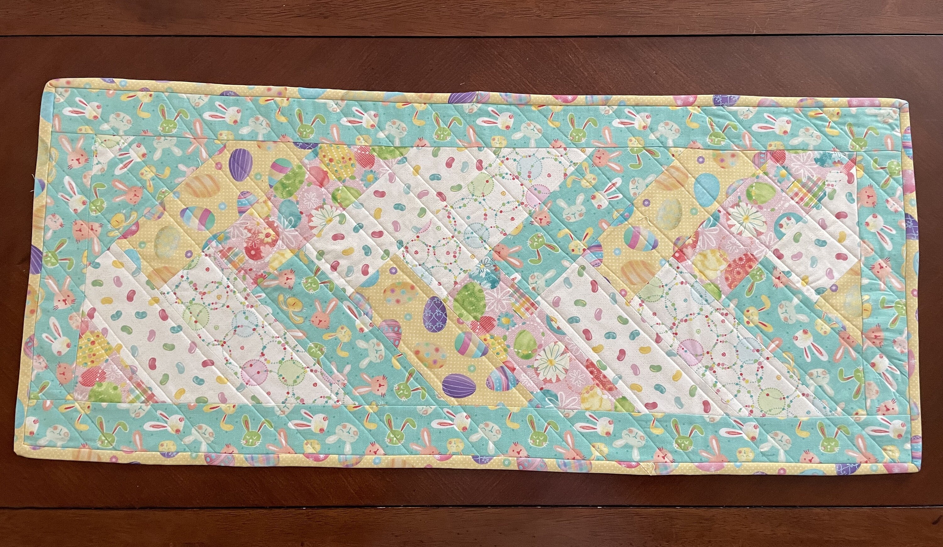 Easter Table Runner, Spring Table Runner, Easter Bunny Table Runner, Easter Egg Table Runner ...