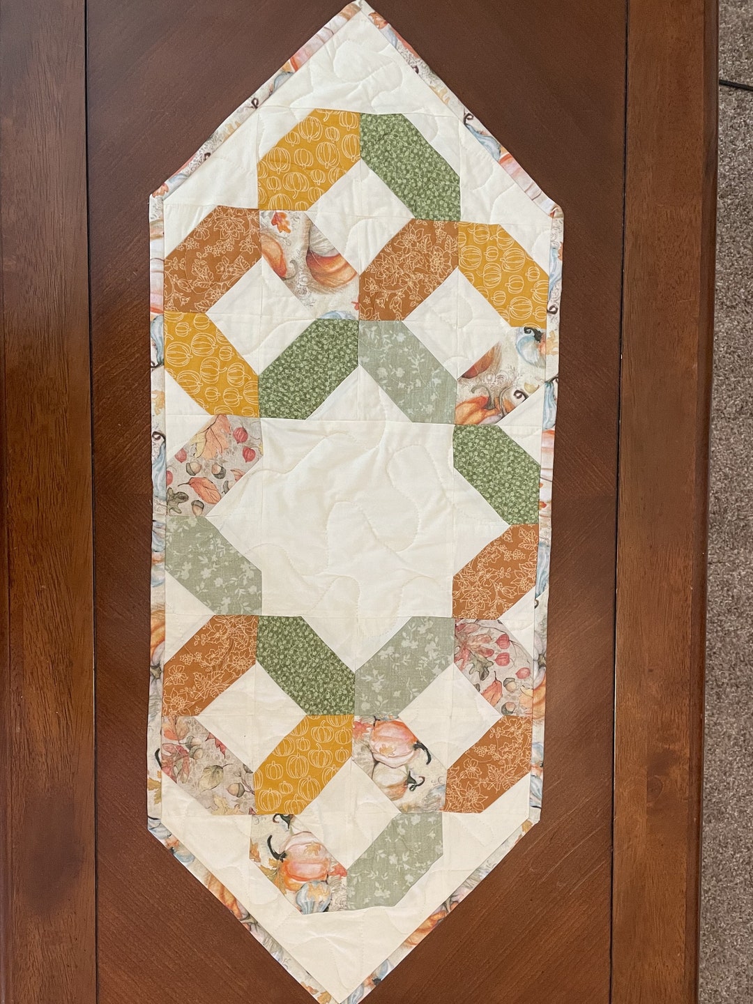 Fall Quilted Table Runner Fall Table Runner Thanksgiving - Etsy