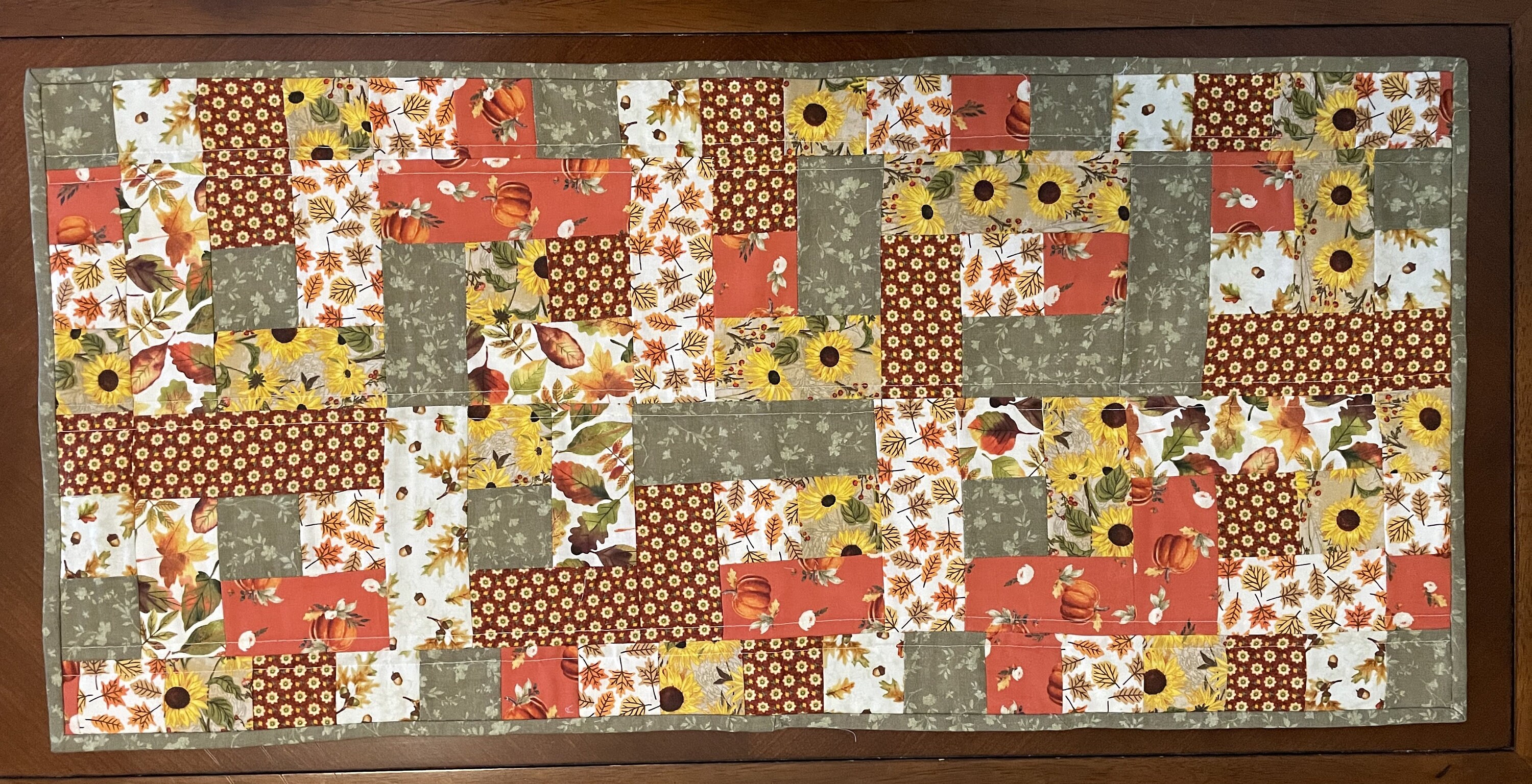 Fall Table Runner, Autumn Table Runner, Quilted Table Runner, Fall Leaves Table Runner ...