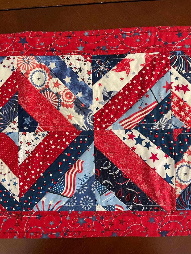 Fourth of July Table Runner, 4th of July Table Runner, Patriotic Table ...