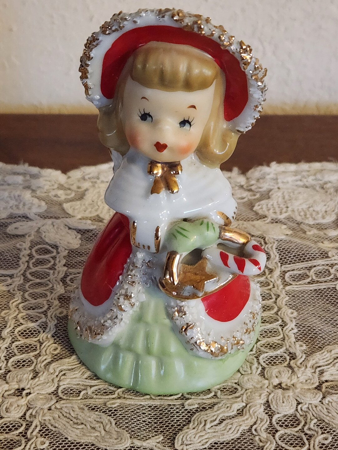 Vintage Geo Lefton Angel Bell SWEET - Etsy