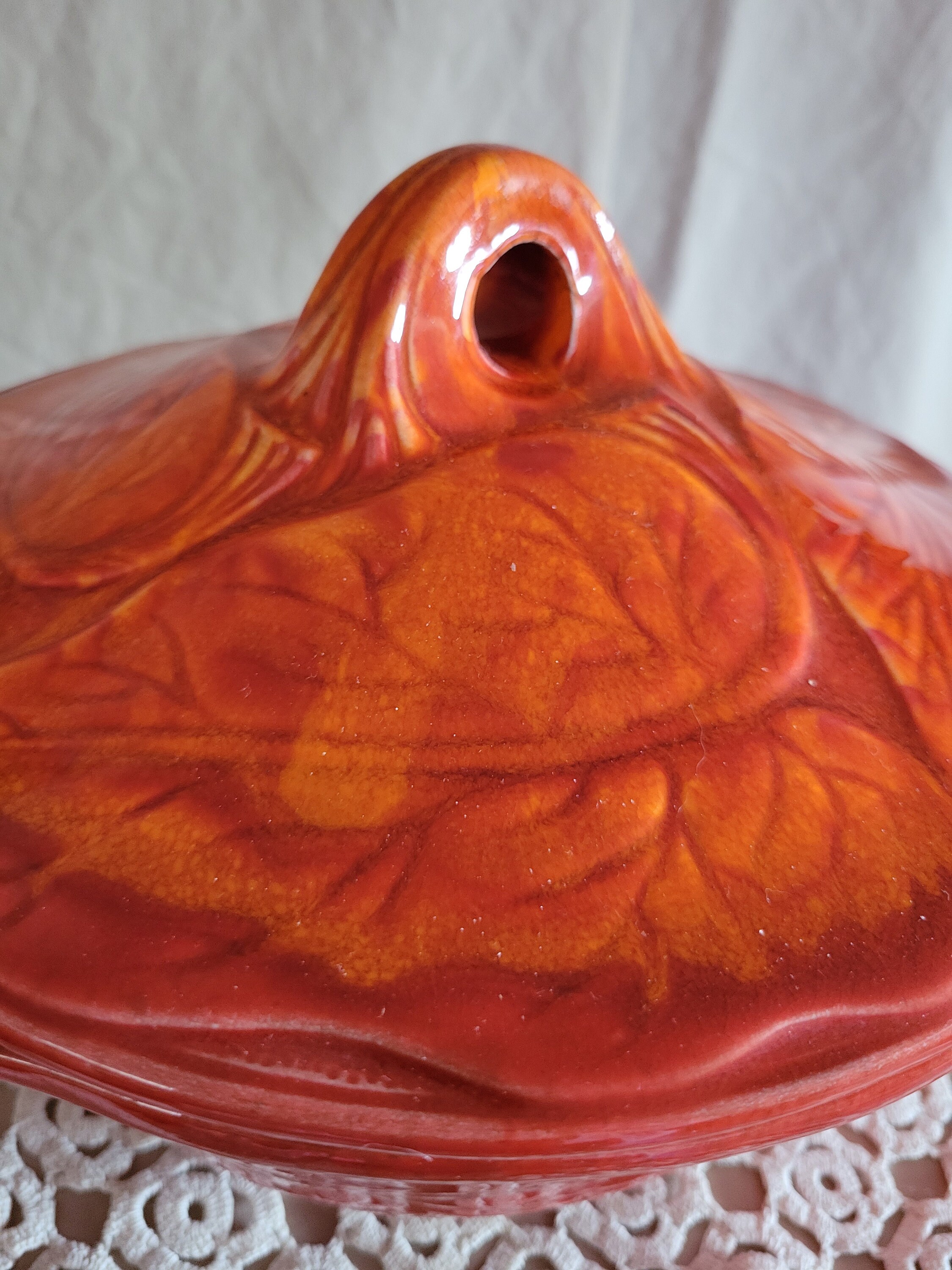 Vintage California Original Pottery 899 USA Covered Serving | Etsy