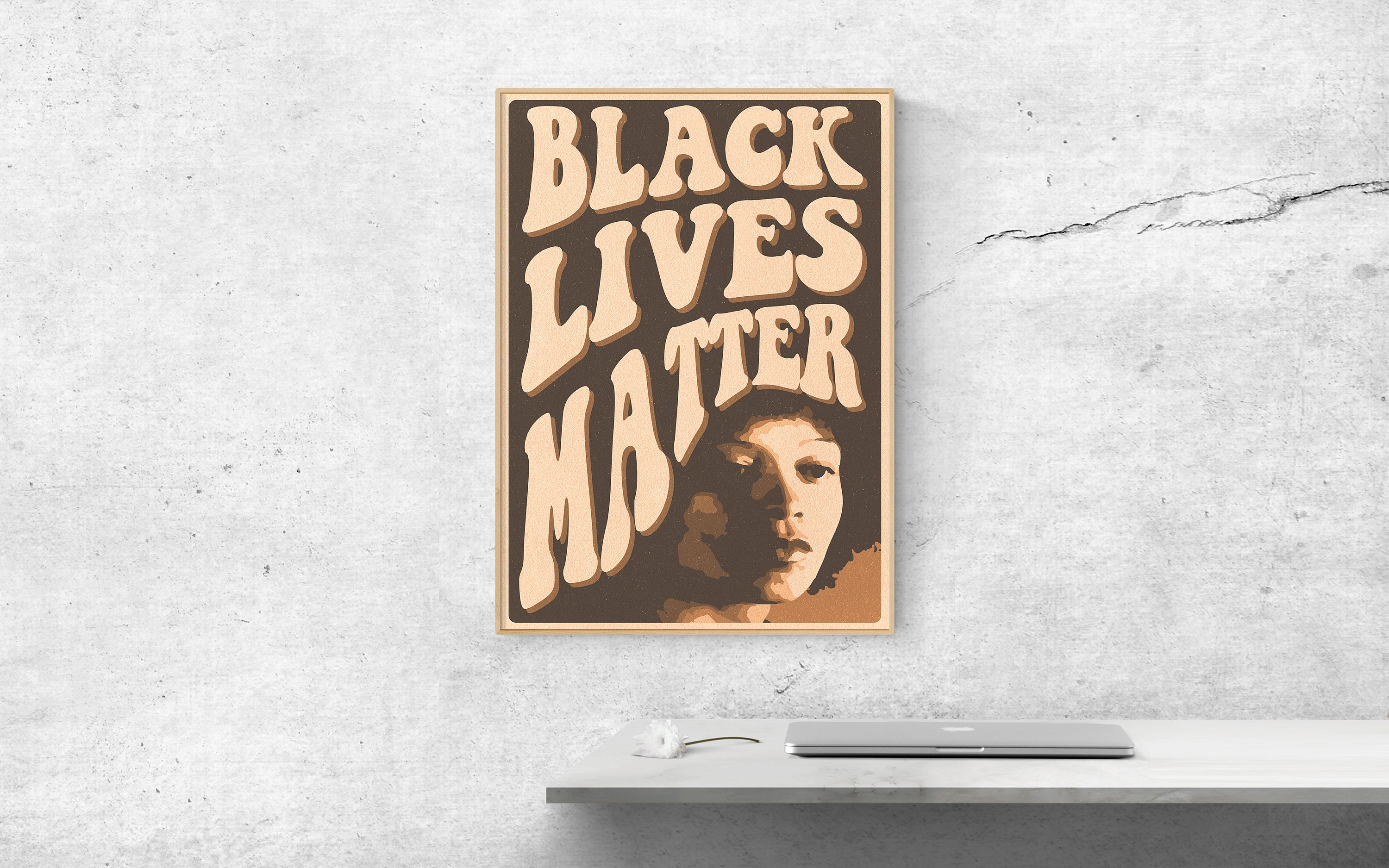 Printable Art Poster Black Lives Matter BLM | Etsy