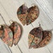Portuguese Cork Pinched Leaf Earrings - Etsy