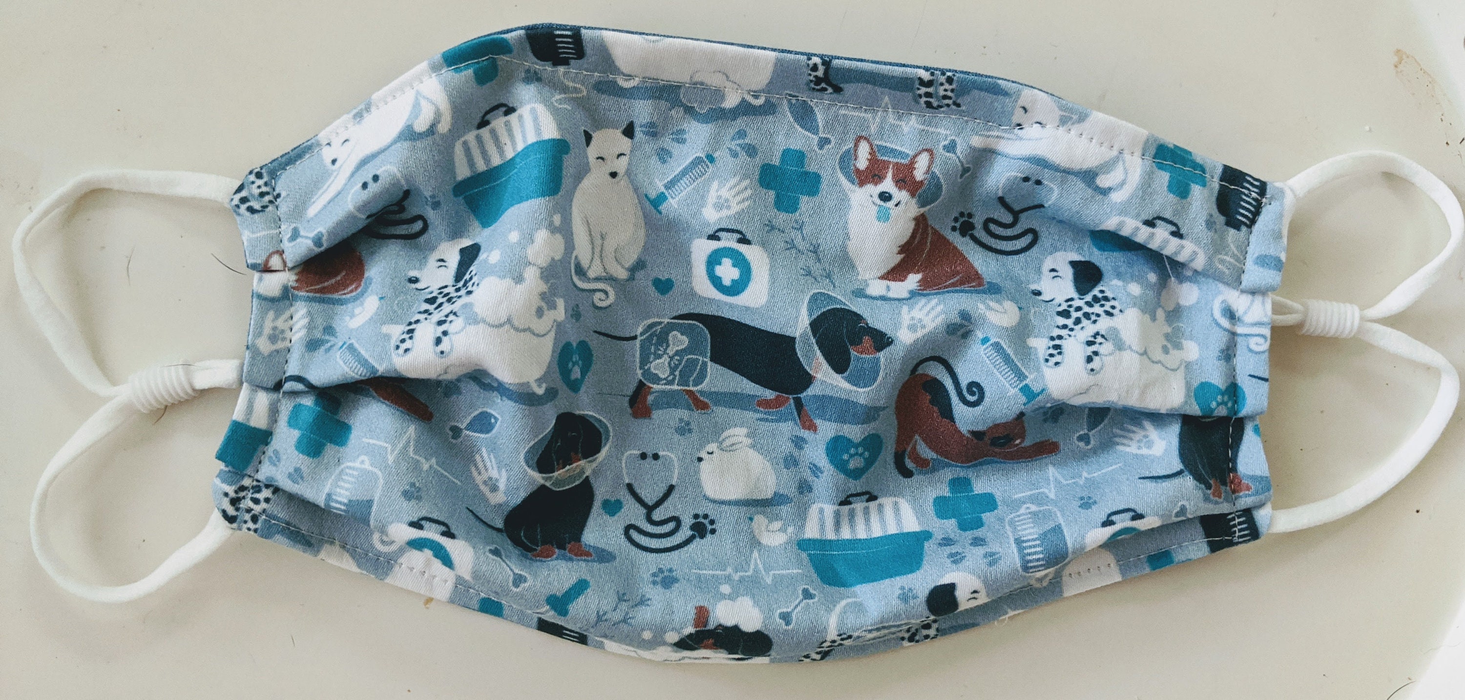 Vet Tech Face Mask Dog Cat Pet Animal Hospital Mask | Etsy