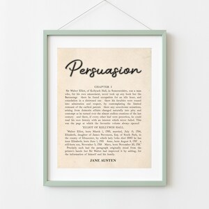 Jane Austen Poster Collection - Digital Download - ALL Jane Austen ...